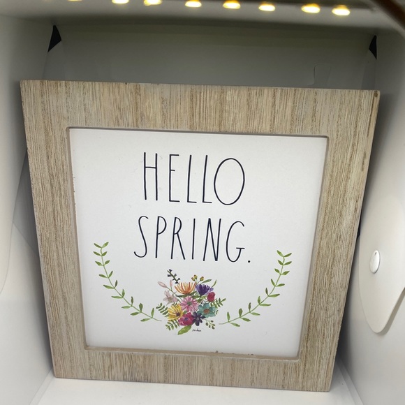 Rae Dunn | Accents | Rae Dunn Hello Spring Sign | Poshmark